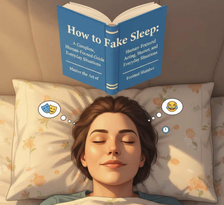 How to Fake Sleep: A Complete, Human-Focused Guide for Acting, Humor ...